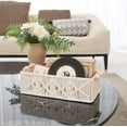 Storage Baskets Boho Decor Box Handmade Woven Decorative Countertop ...