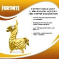 Fortnite Official Licensed Christmas Tree Topper Decor: Gold Loot Llama ...