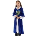 Girl Dress Girls French Long Gown Elegant Halloween Party Formal Attire ...