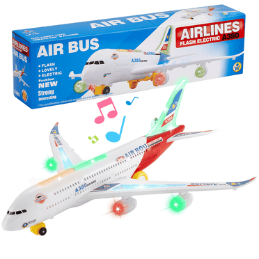 Aviator Action! Airbus Plane With Flashing Lights and Sounds - Red ...