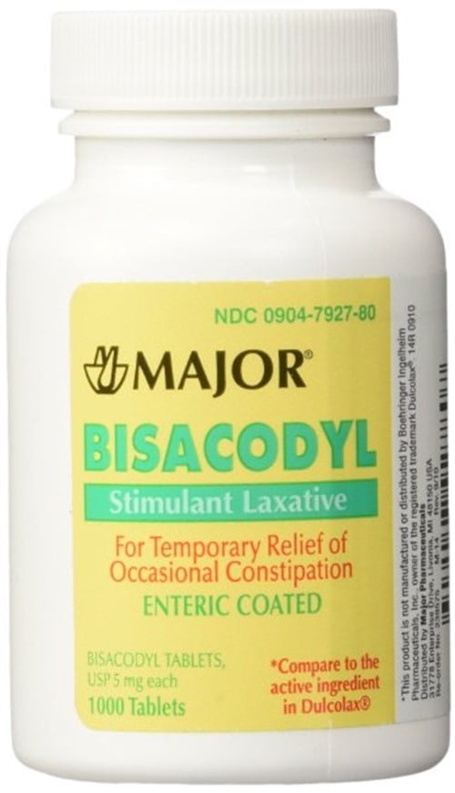 Major Bisacodyl Generic for Stimulant Laxative Coated Tablets, 5 mg ...