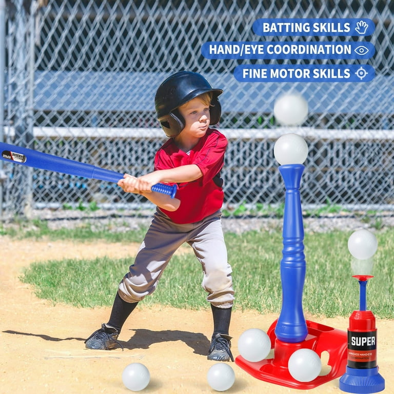 Kids Playing Baseball In The Backyard