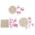 Candy Chocolate Molds Bowknot Candy Shaped Silicone Fondant Molds Cake ...
