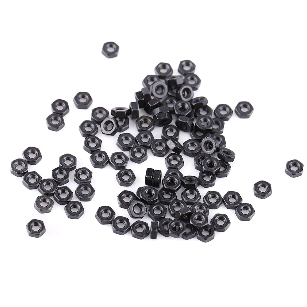 Click here for Ymiko Hex Hexagonal Nuts Thread Nut  Hex Nut  Blac... prices