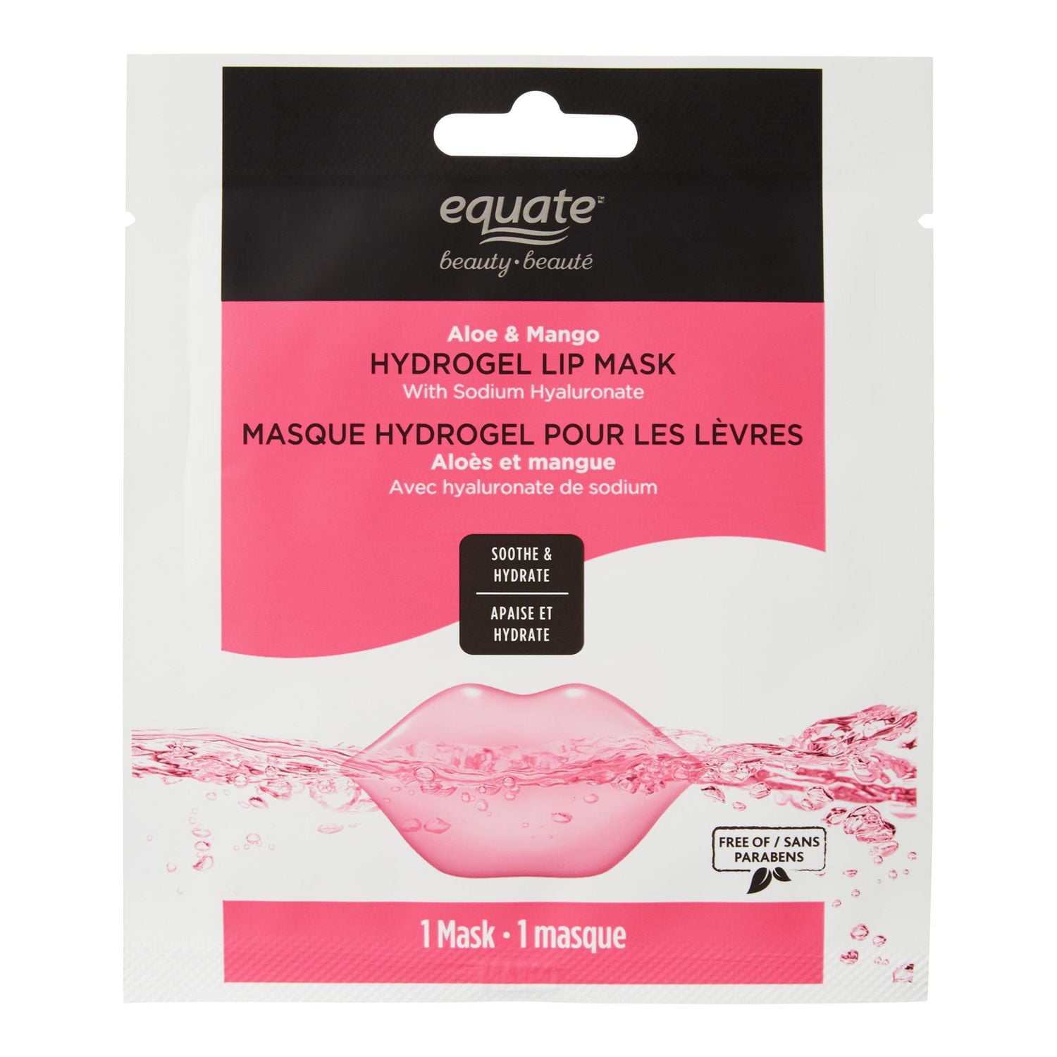 Click here for Equate Beauty Aloe & Mango Hydrogel Lip Mask prices