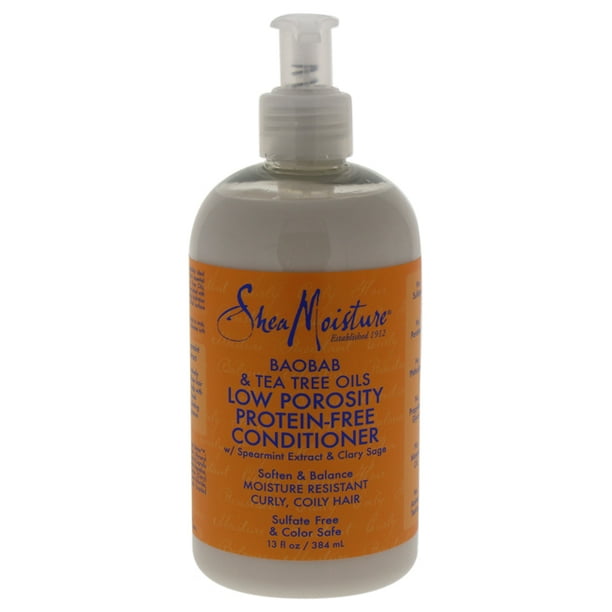 Baobab & Tea Tree Oils Low Porosity Protein-Free Conditioner by Shea ...