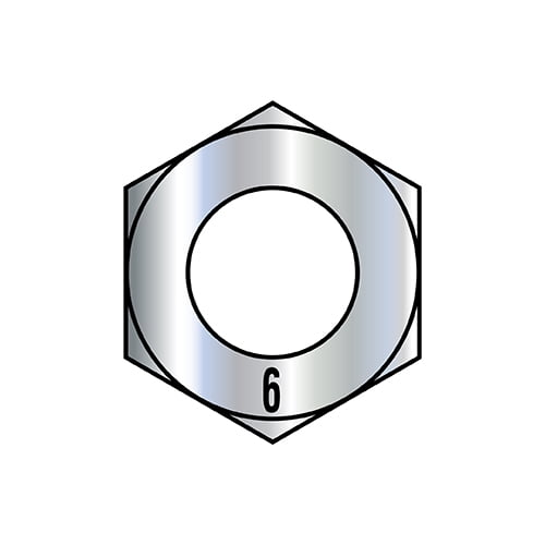 M2.5-0.45 Din 934 Metric Class 6 Hex Nuts Zinc (Pack Qty 15,000) BC-M2 ...