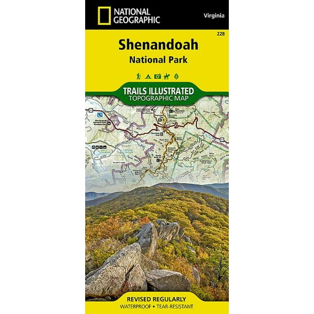 National Geographic Maps: Trails Illustrated: Shenandoah National Park ...