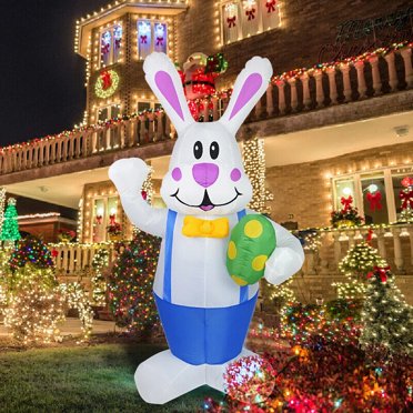 Gemmy Airblown Inflatable Mickey Mouse with Easter Basket, 3.5 ft Tall ...