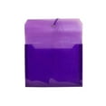 JAM Paper Plastic Elastic Envelope, 9.8x13x2.6, Purple, 2 5/8 Expansion ...