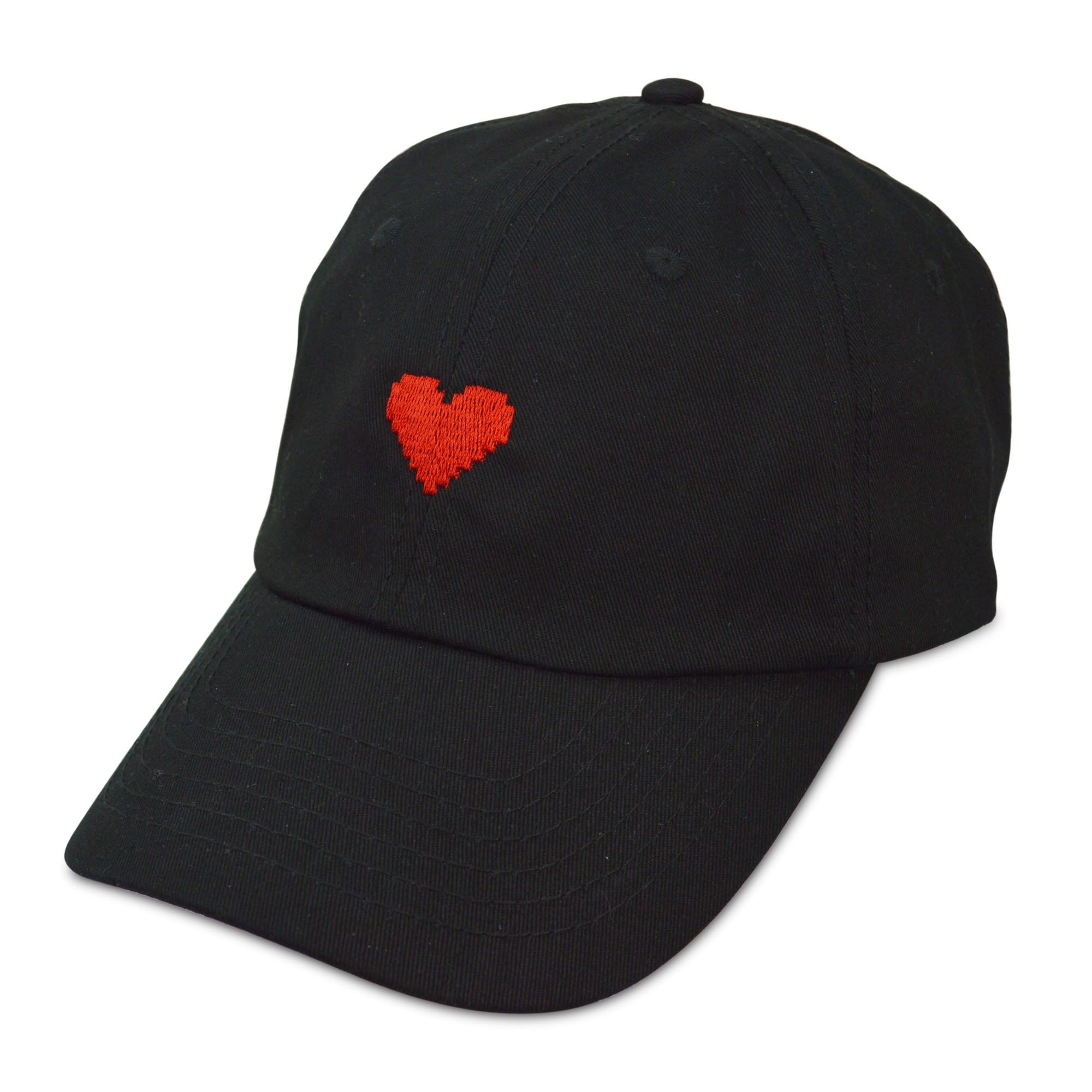 DALIX Pixel Heart Hat Womens Dad Hats Cotton Caps Embroidered ...
