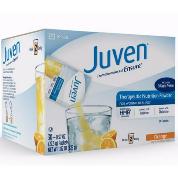 Juven Orange Arginine / Glutamine Supplement Powder, 0.97 Ounce ...