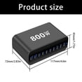 High Efficiency Power Adapter USB 800W Output and Type C Port Desktop ...