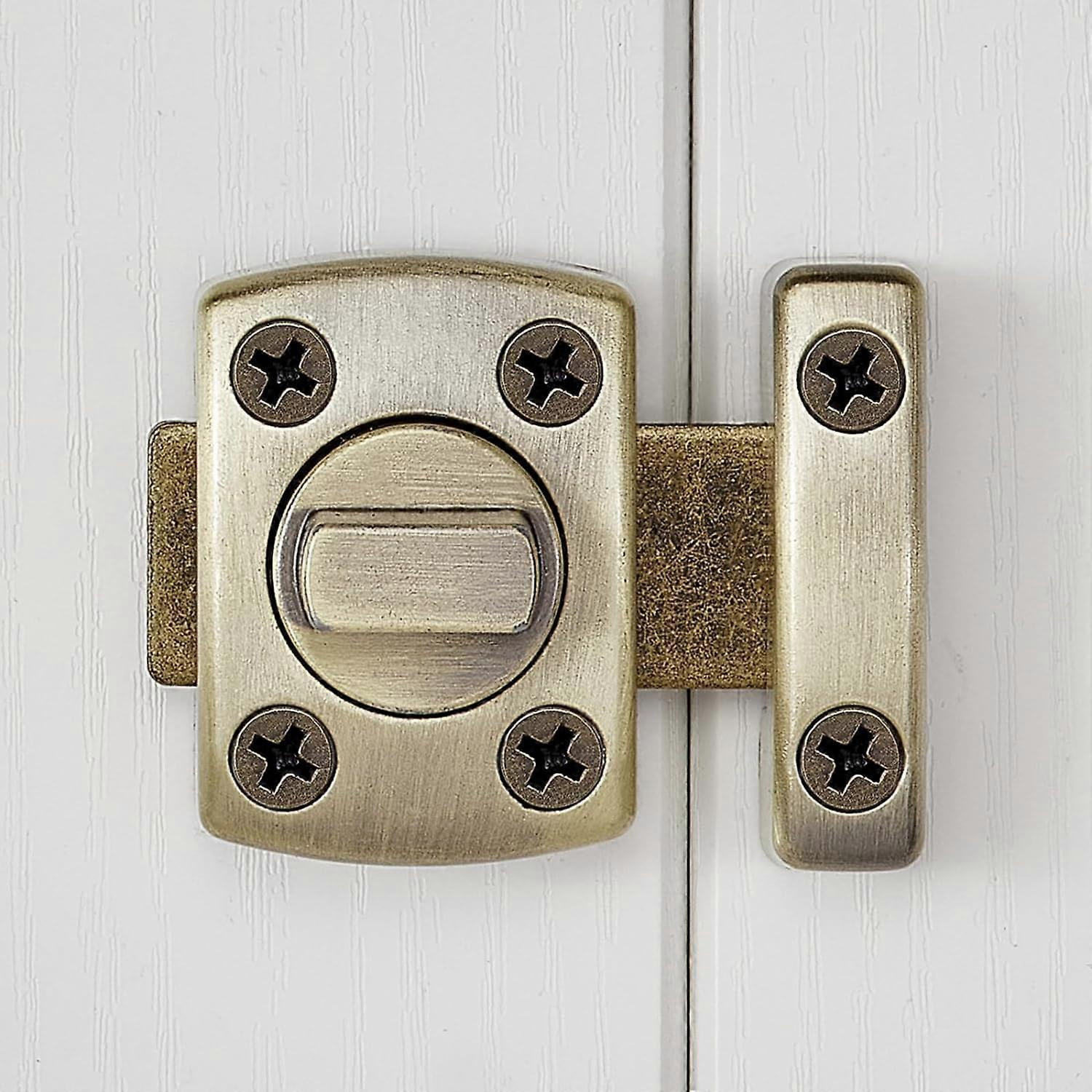 2 Packs Rotate Bolt Latch Gate Latches Safety Door Lock,Pet Door Lock ...