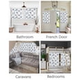 Anchor Compass Seagull Sun Short Blackout Curtains 24 Inch Long,Summer ...