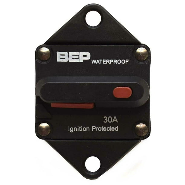 BEP Boat Circuit Breaker | Panel Mount 30A 42V DC Ignition Protected ...