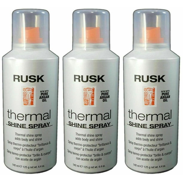 Rusk Thermal Shine Spray 4.4 oz each lot of 3 NEW - Walmart.com