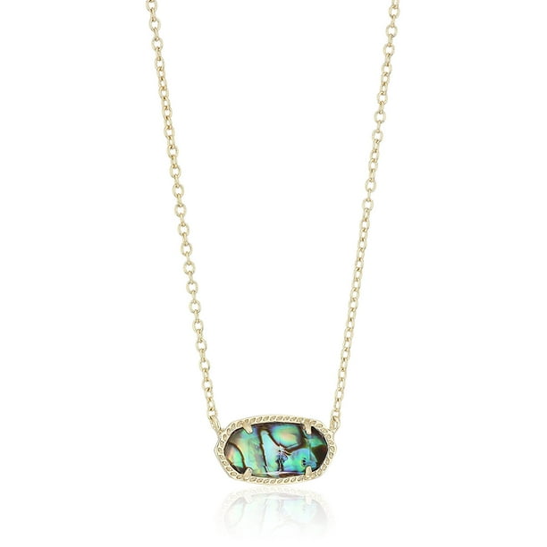 Kendra Scott - Signature Elisa Gold Plated Abalone Shell Pendant ...