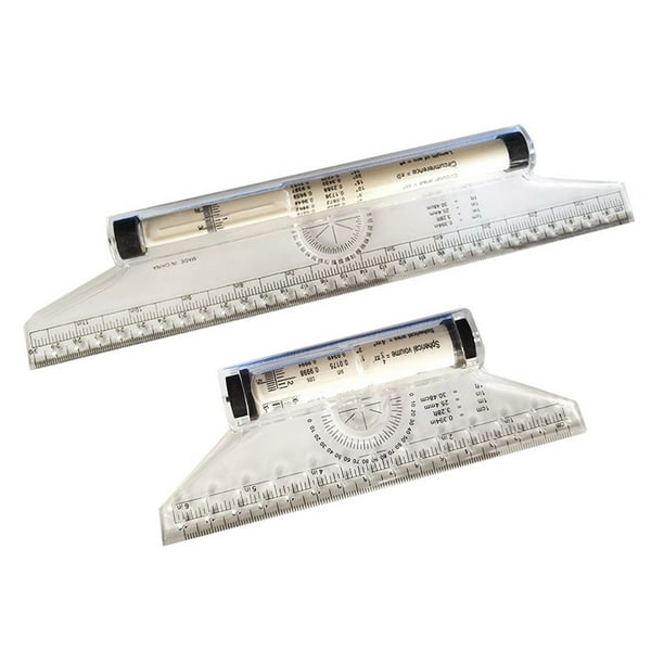 Parallel ruler, multifunctional drawing design ruler for measuring ...