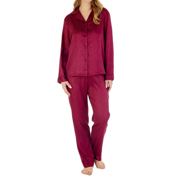 Slenderella Gaspé GL88723 Raspberry Pyjama Set Med - Walmart.ca