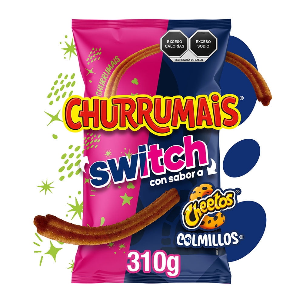 Botana Churrumais switch con sabor a Cheetos Colmillos 310 g | Walmart ...