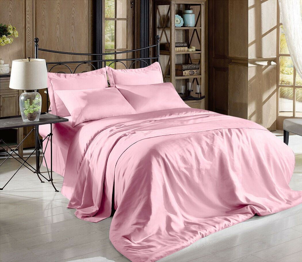 Hight Thread Count Solid Color Soft Silky Charmeuse Satin Luxury and ...