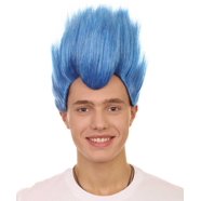 Dark Blue Adult Wacky Wig Halloween Costume Accessory - Walmart.com
