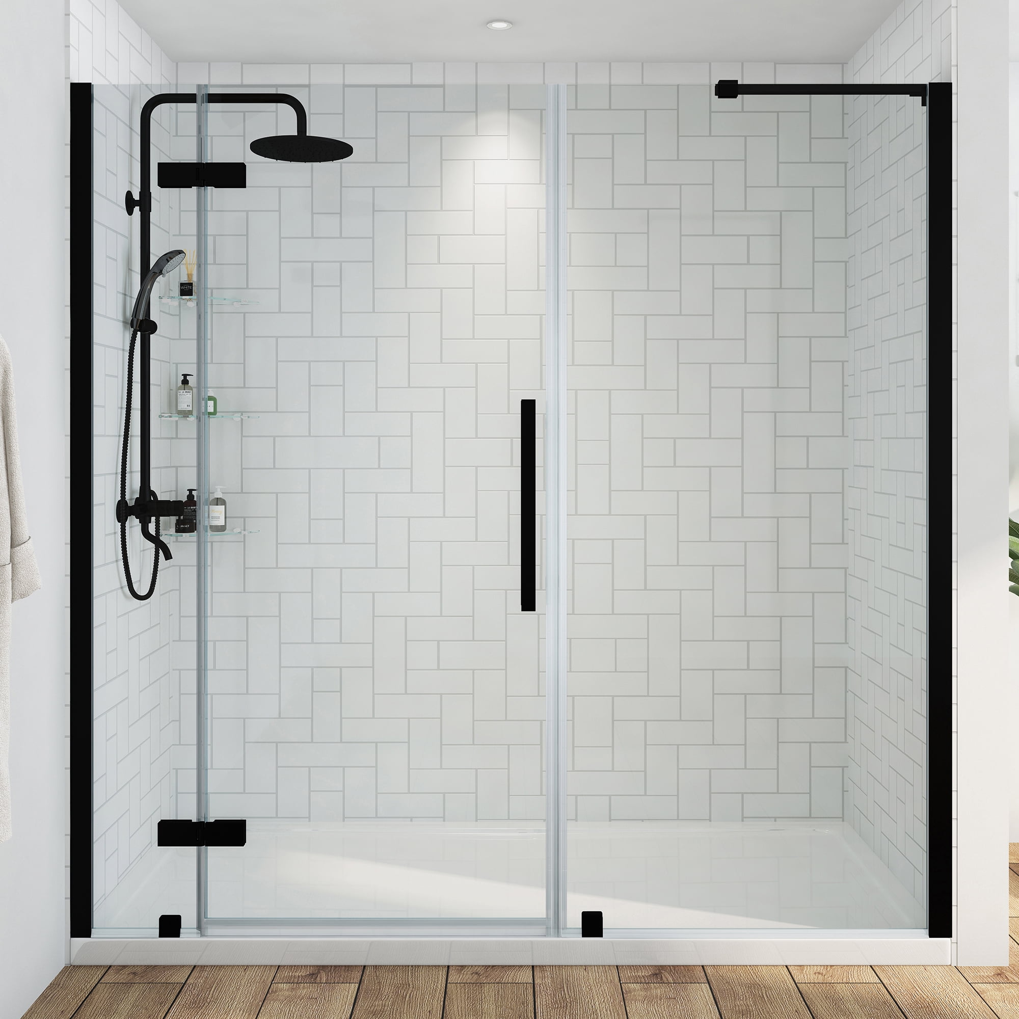 Ove Decors Tampa 72 In L X 36 In W X 72 In H Alcove Shower Kit With