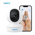 (5 pack) Reolink E1 4MP Pan & Tilt Indoor DC Wi-Fi Security Camera with ...