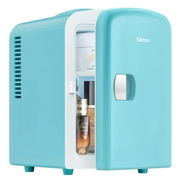 Cooluli Electric 4-Liter Portable Cooler/Warmer Mini Fridge, Cow Print ...