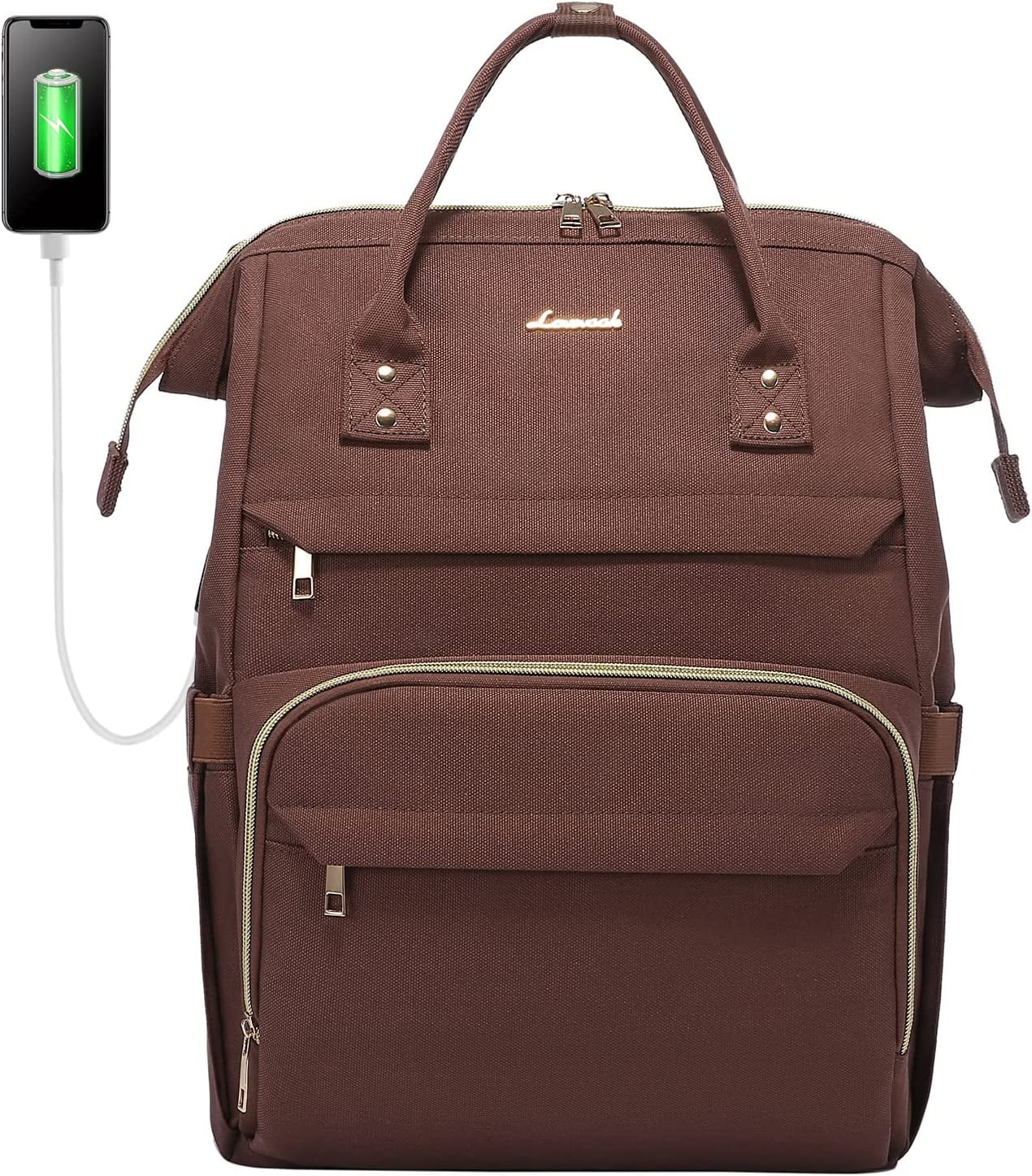 YOUI-GIFTS Laptop Backpack for Women Fashion Travel Bags Business ...