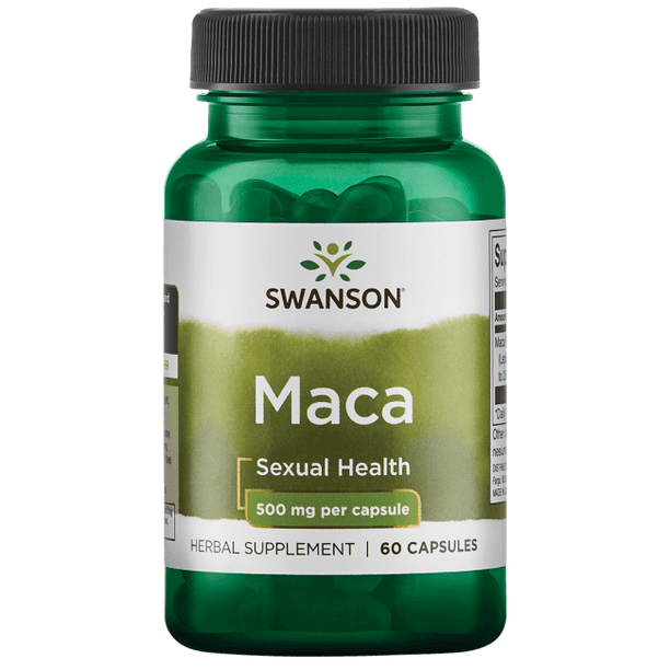 Swanson Maca 500 mg 60 Capsules - Walmart.com - Walmart.com