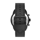 Fossil Bronson Chronograph Leather Black Dial Quartz FS5874 Men's Watch ...