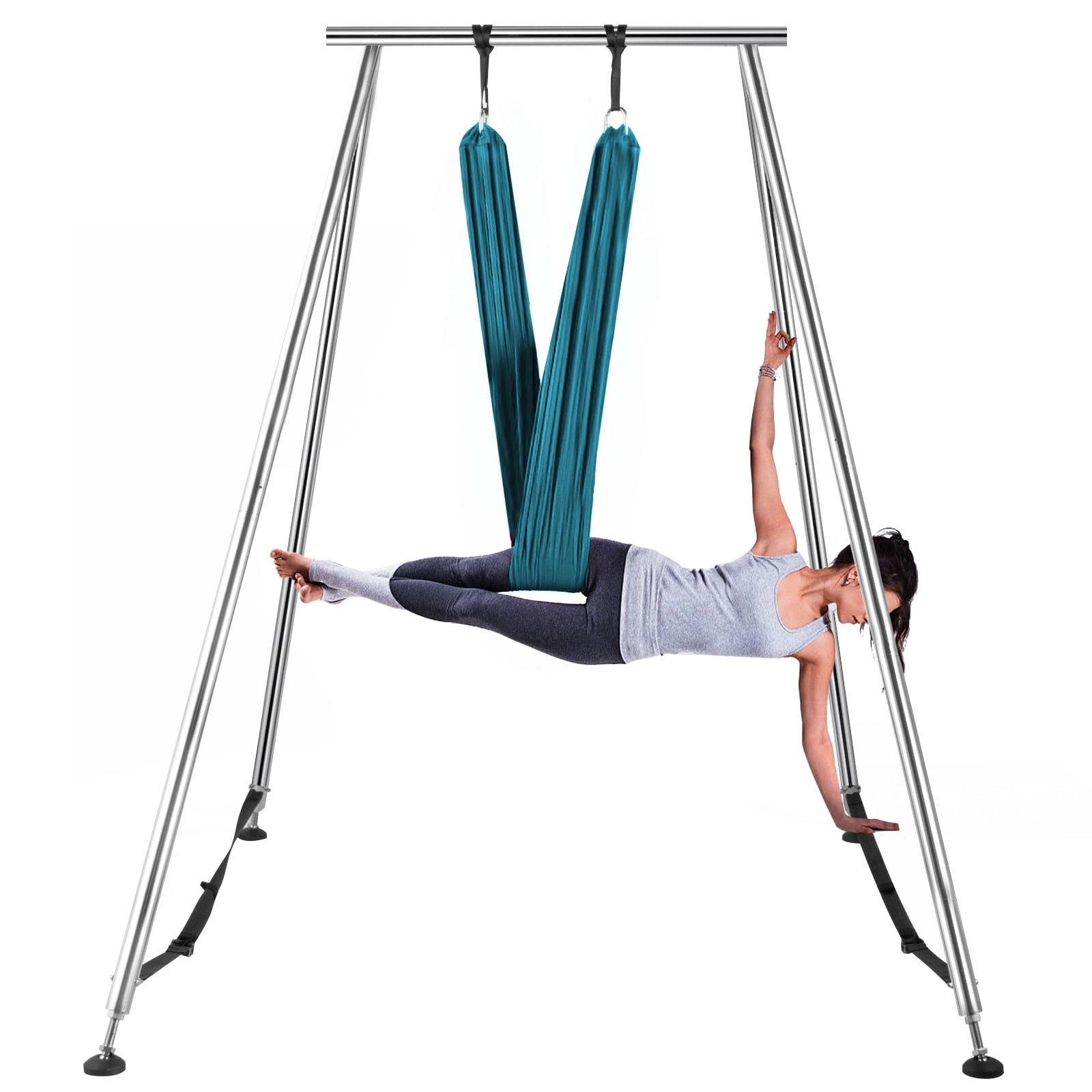 VEVOR Yoga Sling Inversion, 68lbs Inversion Yoga Swing Stand, 551lbs ...