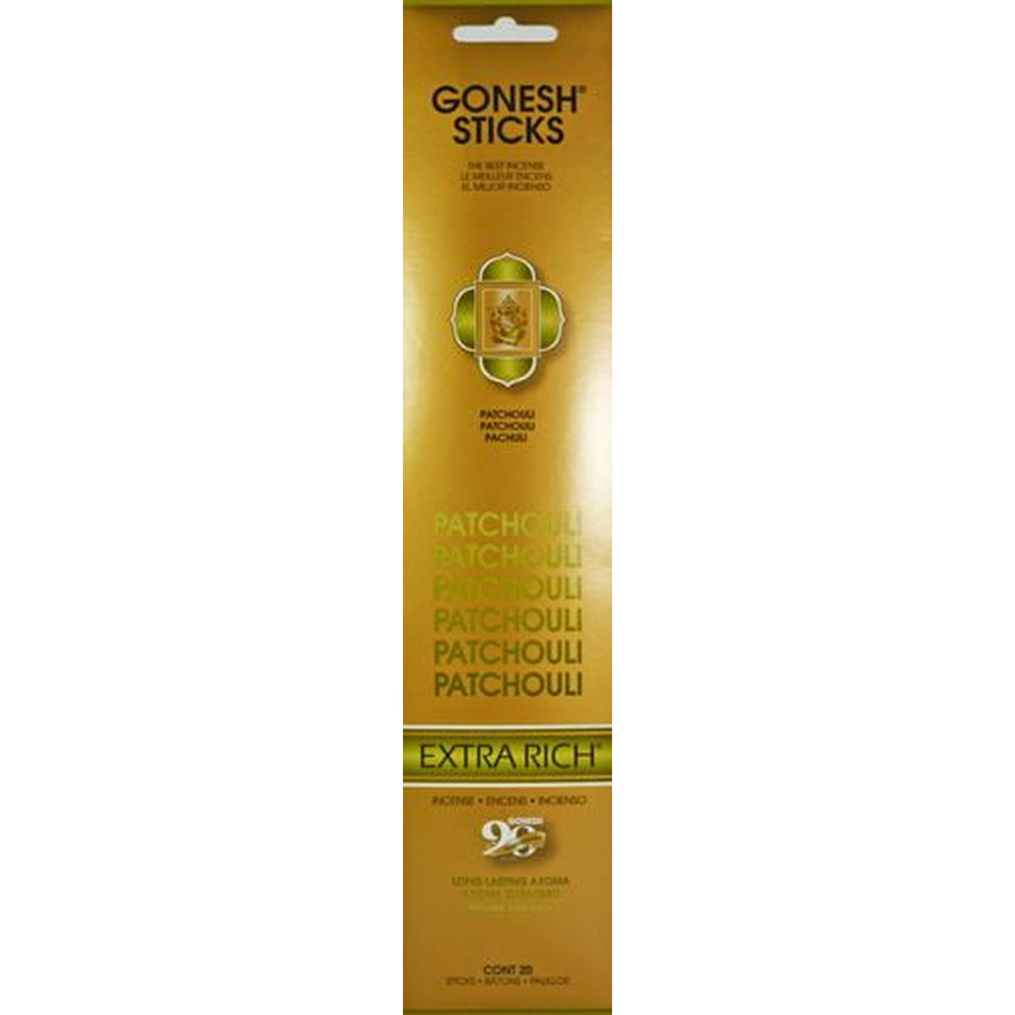 Click here for Gonesh Incense Sticks - Patchouli prices