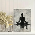 Yoga Silhouette Canvas Wall Art， Perfect for Living Room， Bedroom ...