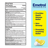 Emetrol Chewable Nausea Relief, Lemon Flavor, 42 Tablets - Walmart.com
