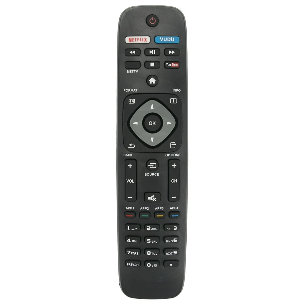 New Remote Control fit for Philips TV 32PFL4902/F7 40PFL4901/F7 ...