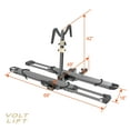 "HYPERAX Volt RV Approved 2X eBike Rack with 5"" Fat Tires and 2 ...