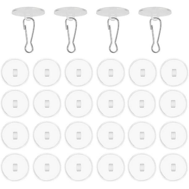 Set of 30 pieces ceiling hook ceiling small disc 3cm self - adhesive ...