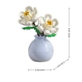 TRANSLINK Flower Building Blocks Toy for Home Decor and Display ...