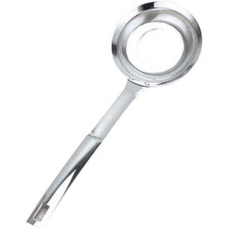 Stainless Steel Food Skimmer Strainer Slotted Spoon with Ergonomic ...