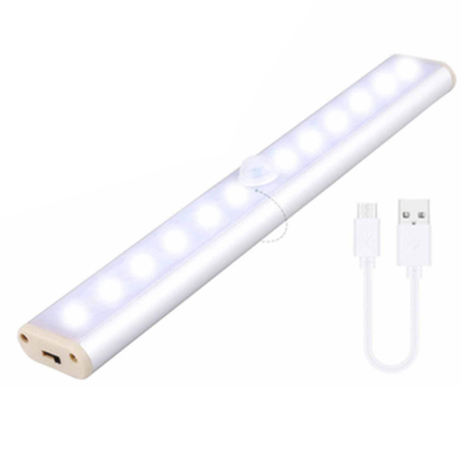 Lomubue LED Night Light Rechargeable Flicker-Free Automatic On/Off ...