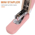 Pink Portable Mini Stapler for Everyday Stapling Needs with Creative ...