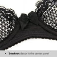 Wingslove Womens Sexy 1 2 Cup Lace Bra Balconette Mesh Underwired Demi
