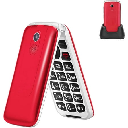Uleway 3G Senior Flip Phones Unlocked Canada SOS Button Basic Cell ...