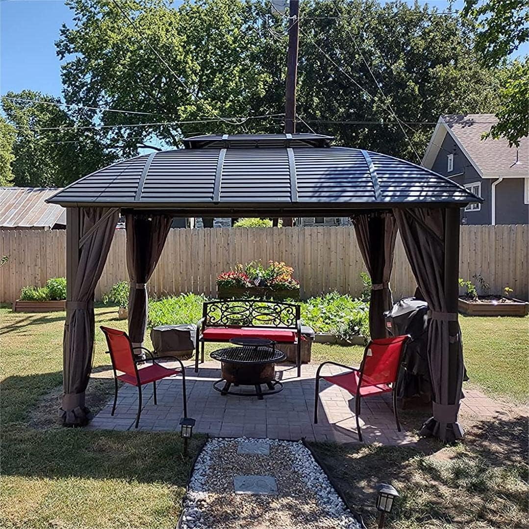 Click here for Domi Outdoor Living 10 X 12 Hardtop Gazebo Outdoor... prices