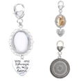 Customizable Lacy Frame Picture Brooch Photo Frame Lapel Pin Oval ...