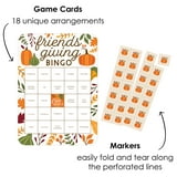Big Dot of Happiness Fall Friends Thanksgiving - Bingo Cards and ...