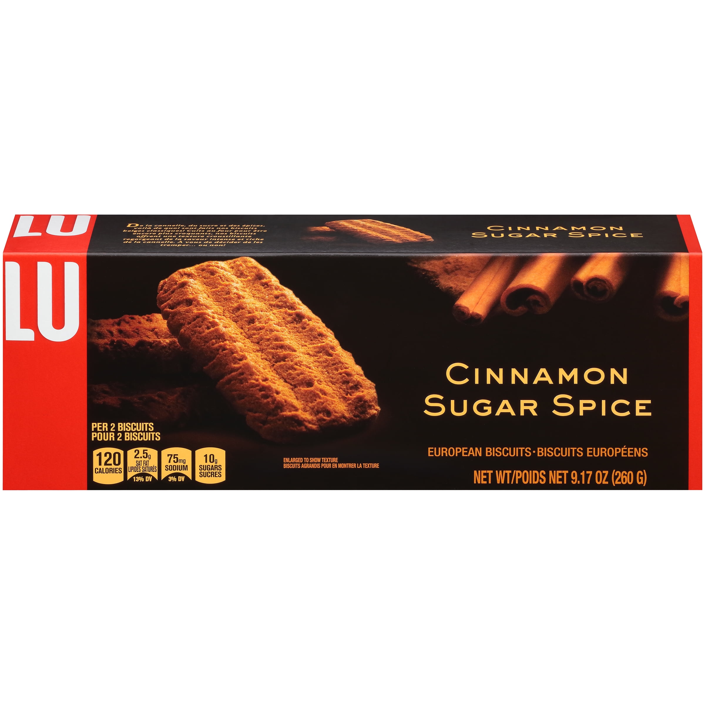 Lu Cinnamon Sugar Spice European Biscuits, 9.17 Oz. - Walmart.com